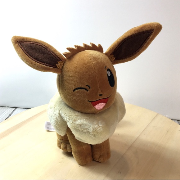 Pokemon | Toys | Pokmon Eevee Plush Stuffed Animal Winking Smiling Toy ...